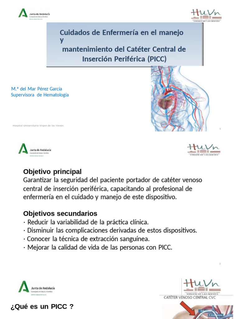 Sesión Clínica Cuidados PICC-HICKMAN | PDF | Enfermedades y trastornos ...