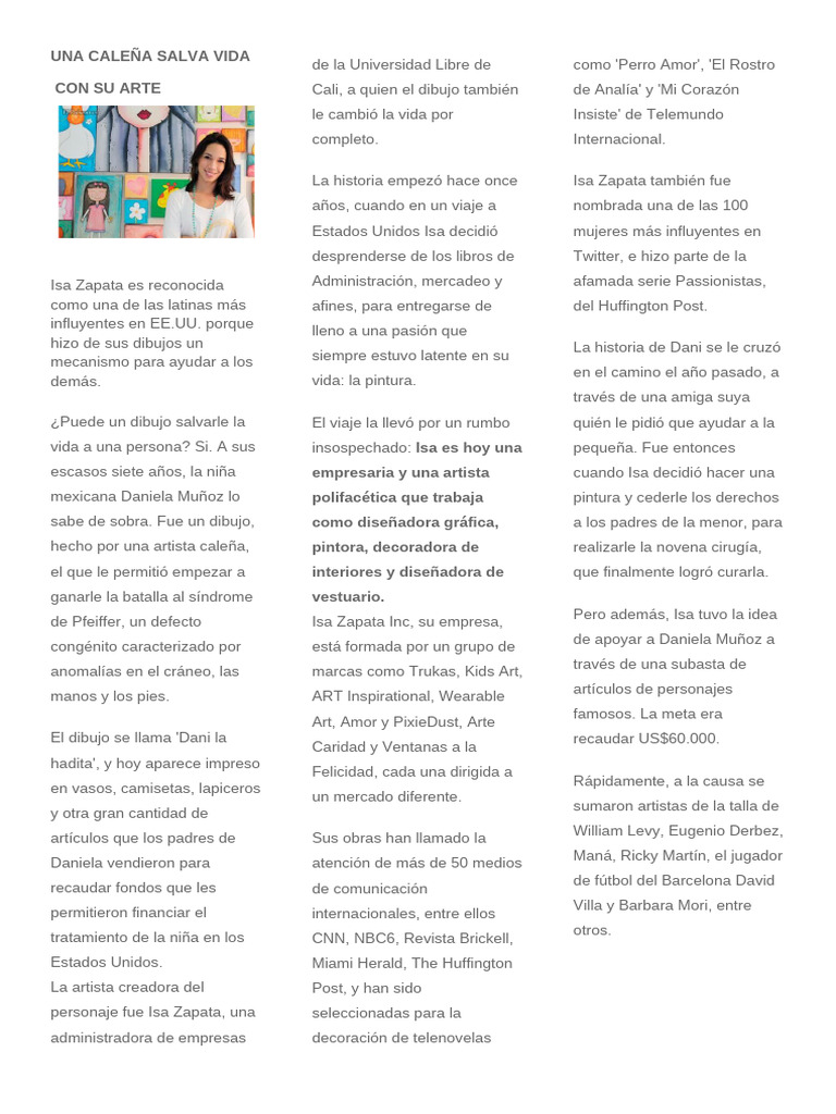 Una Caleña Salva Vida | PDF