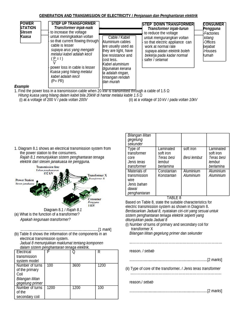 Generation and Transmission of Electricity 1 | PDF