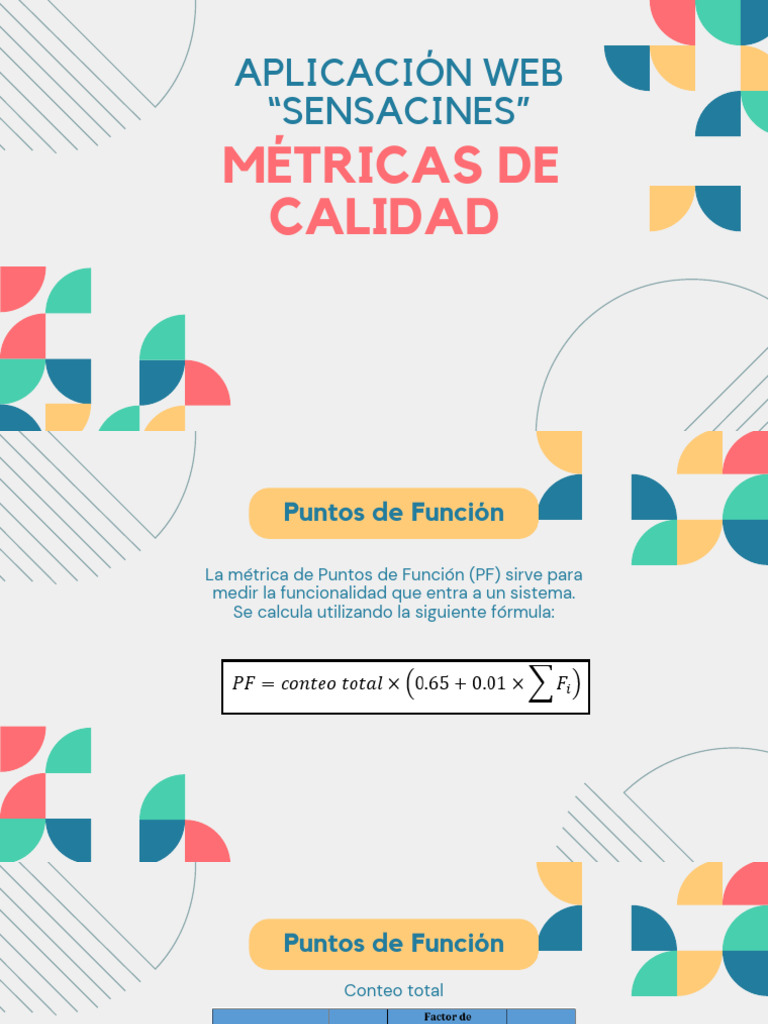 Metricas de Calidad | PDF | Programación | Programa de computadora