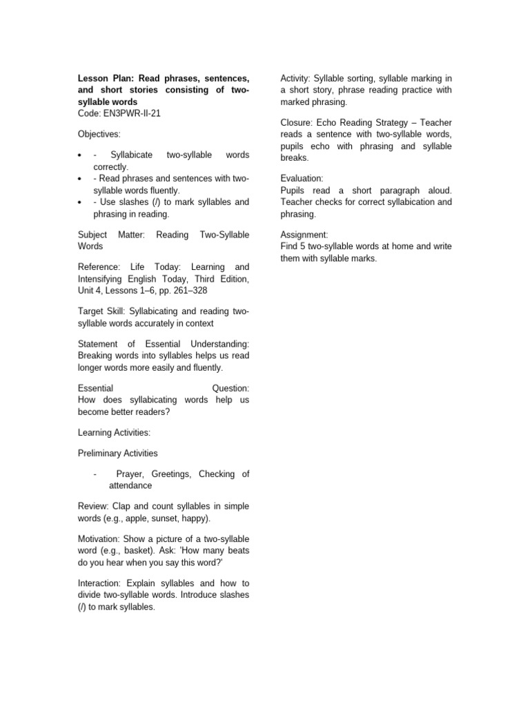 Grade 3 English Lesson Plans Part3 | PDF | Lesson Plan | Conversation
