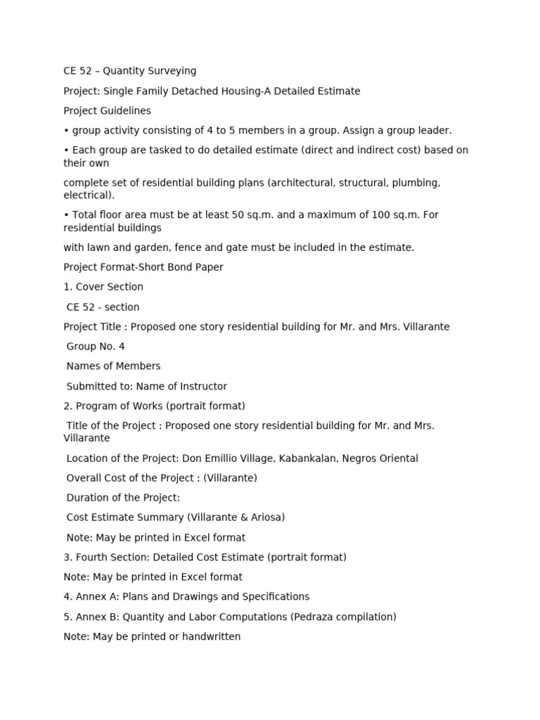 Project Planning | PDF