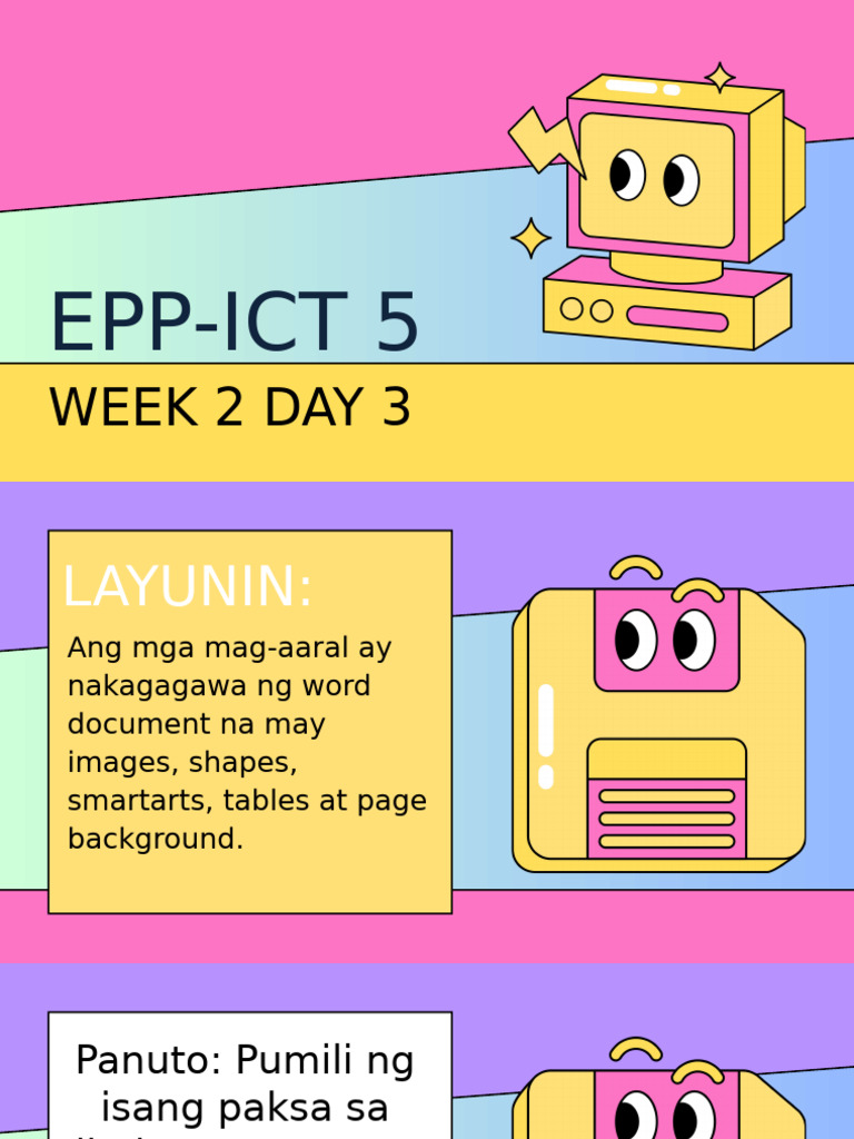 q1 Epp-Ict 5 Week 2 Day 3 | PDF