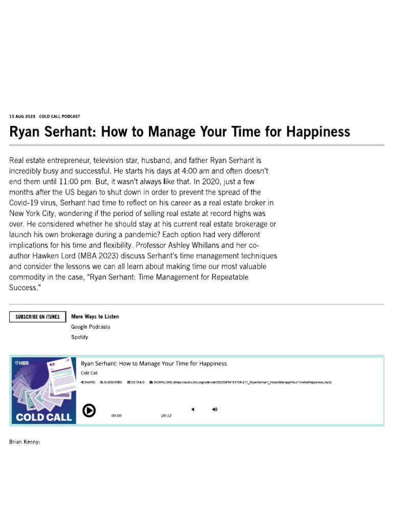 Ryan Serhant | PDF