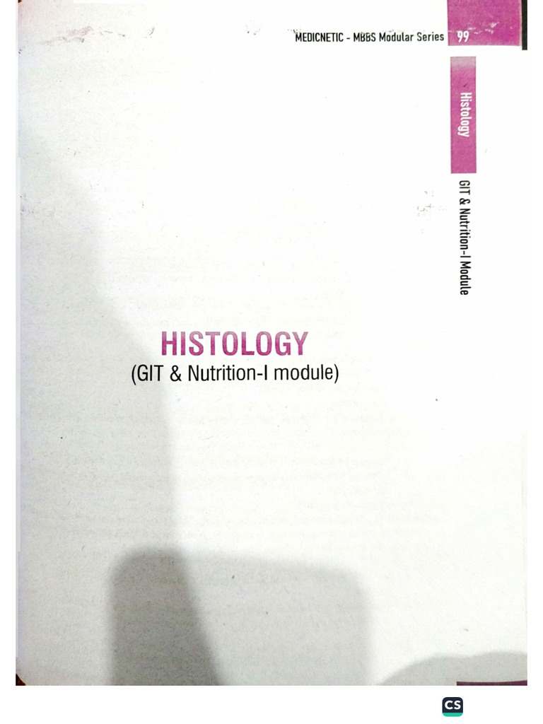 Histology Block 4 Medicnetic (2025 - 2026) | PDF