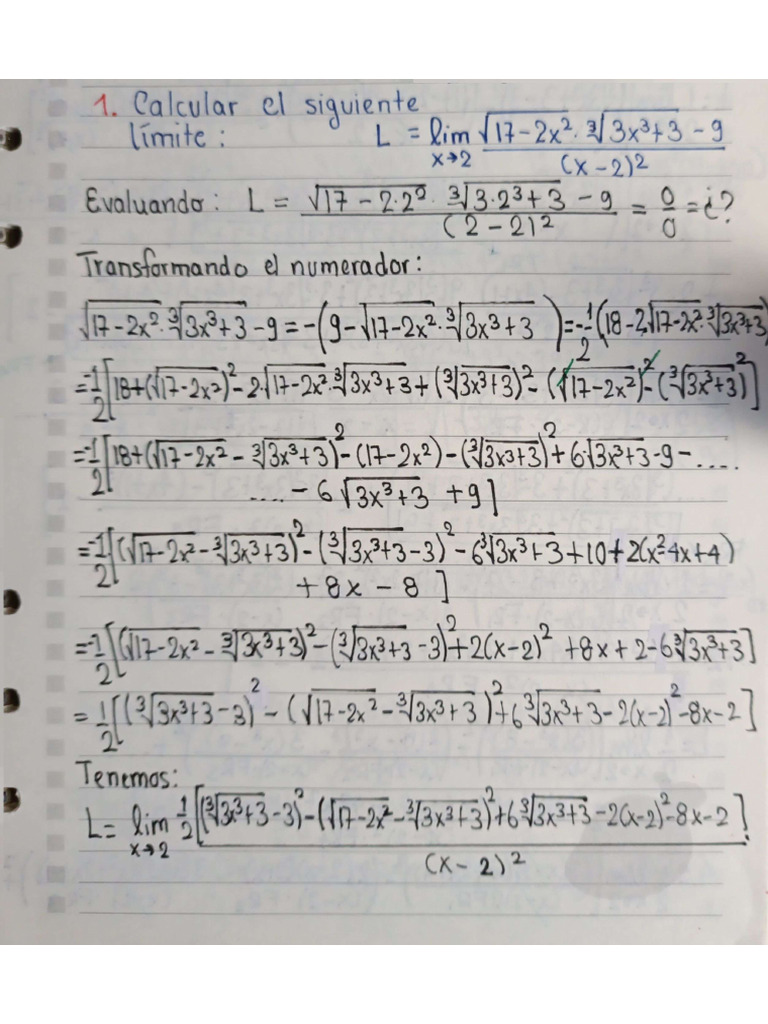 MAT-101 Ej1conv2025 | PDF