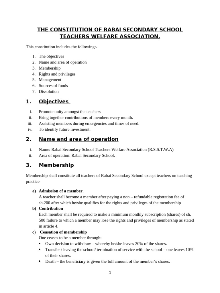Rabai Sec. School Teachers Welfare Association-2016 | PDF | Debt