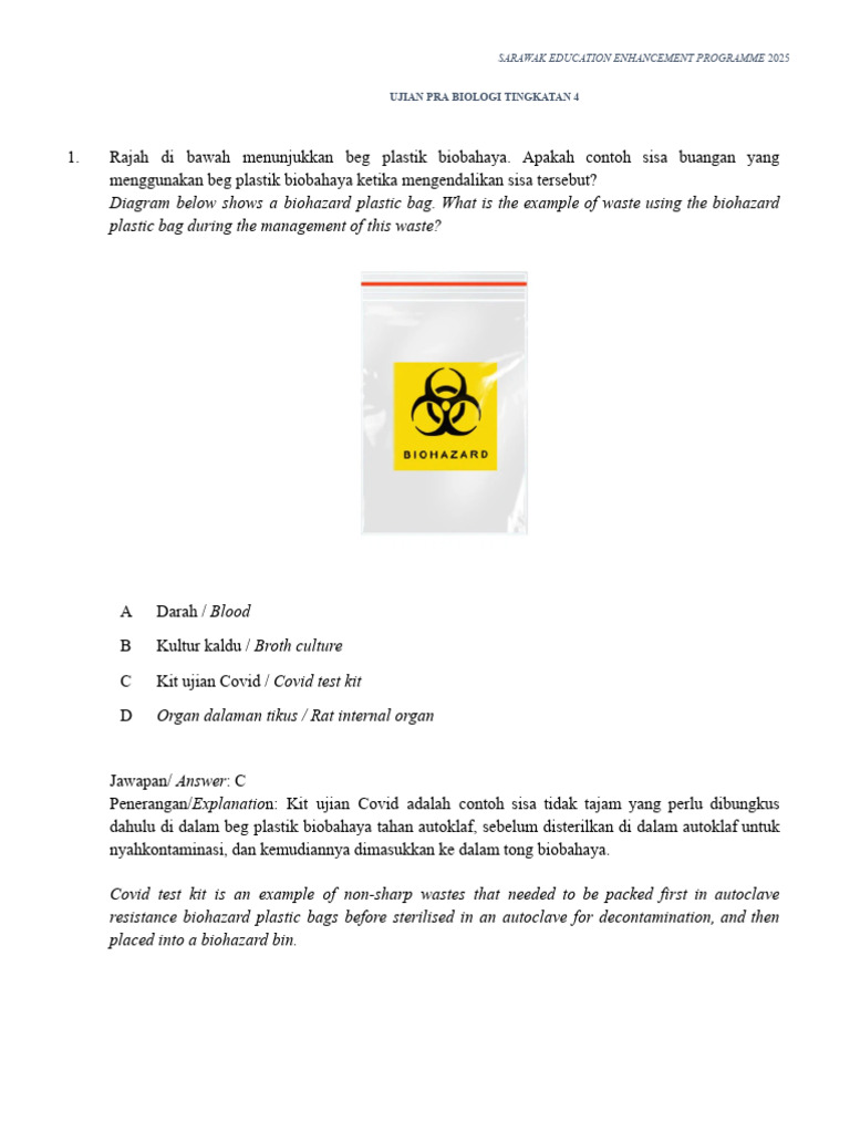 Jawapan Bio T4 SEEP PDF | PDF