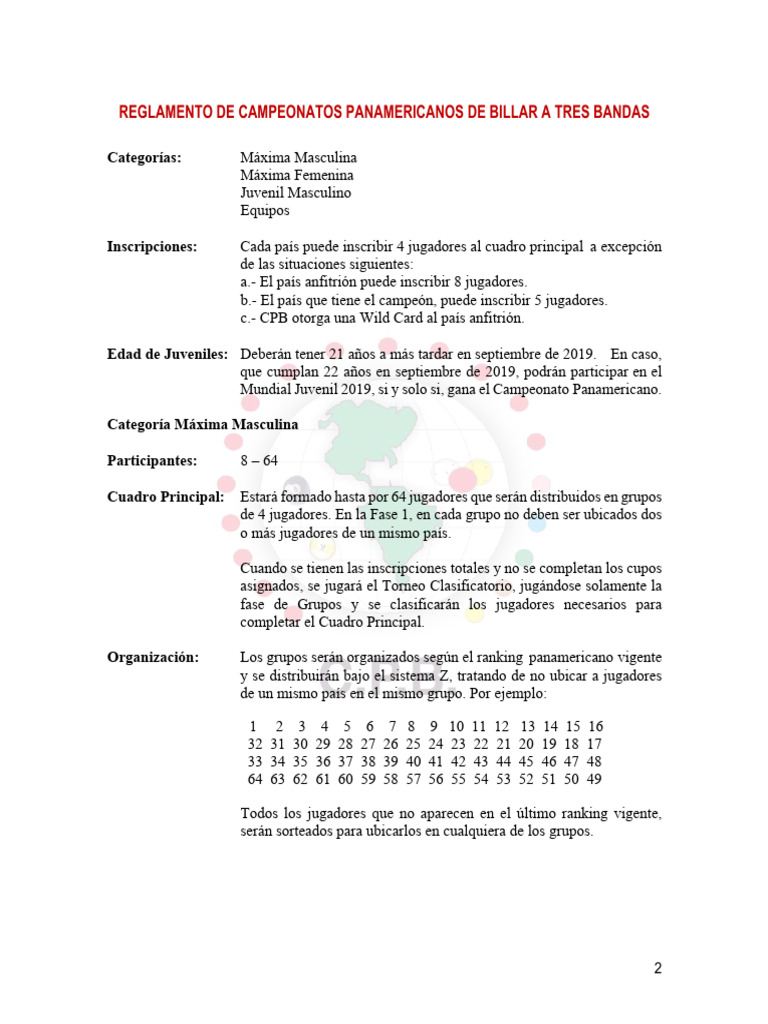Reg Pan 3b | PDF | Deportes