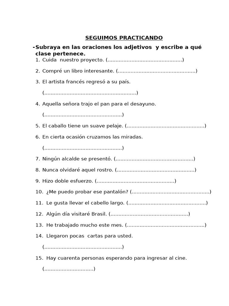 Seguimos Practicando | PDF