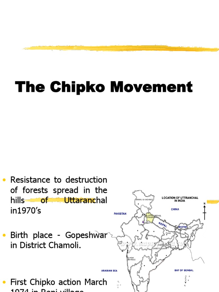 The Chipko Movement | PDF | Environmental Science | Social Movements