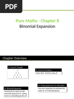 Ch. 8 The Binomial Expansion Cheat Sheet - Edexcel Maths A-Level - Year ...