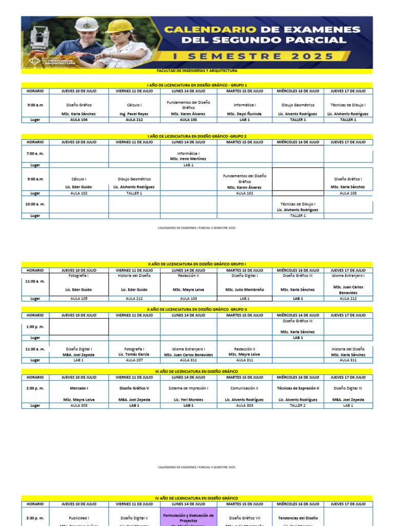 CAL EX 2 PARCIAL I SEM 2025 FIA Universidad | PDF | Ingeniería