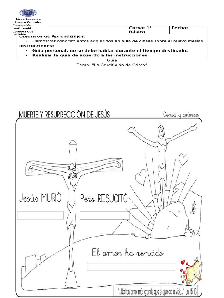 Guia Cristo Crucificado | PDF