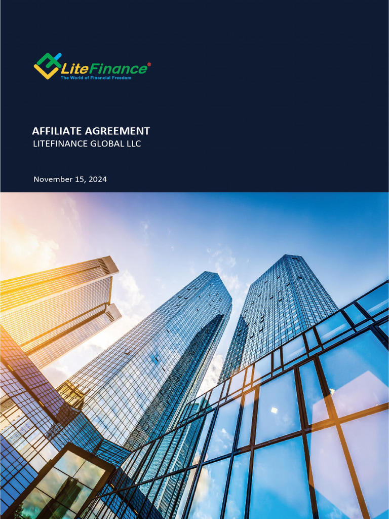 Litefinance Partner Agreement en | PDF | Indemnity