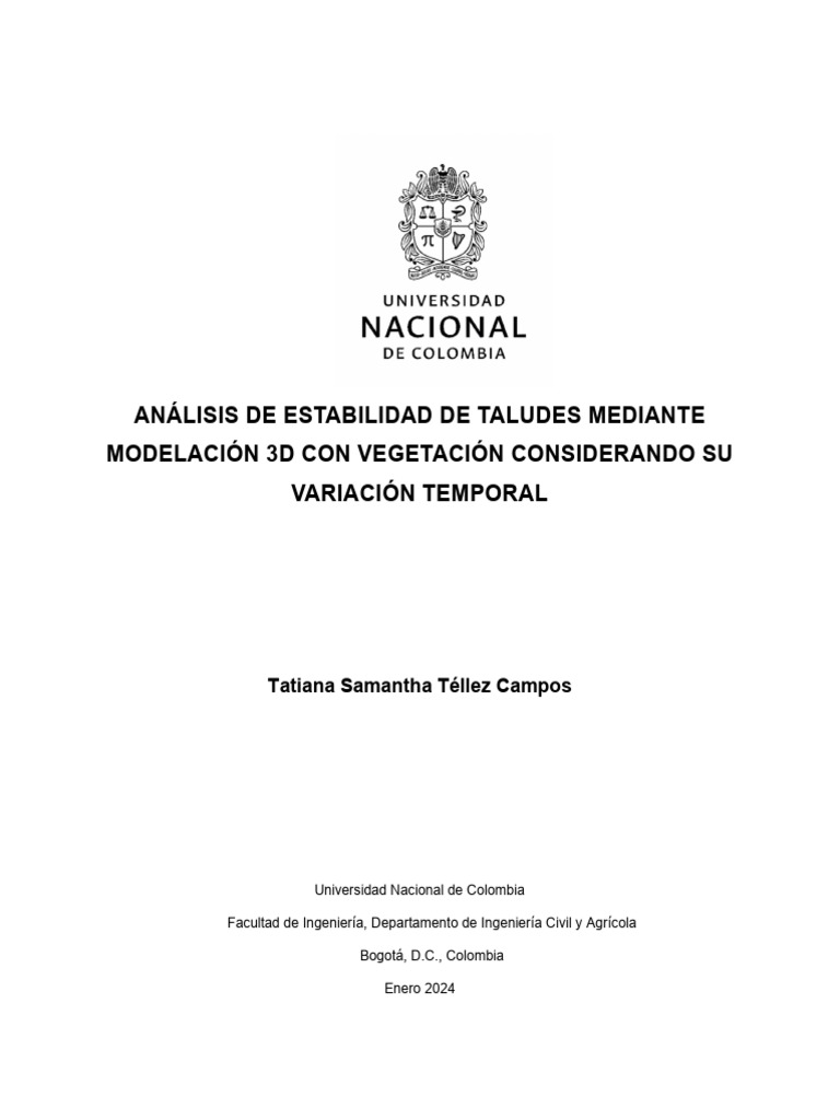 Estabilidad de Taludes: Modelación 3D y Vegetación | PDF | Raíz ...