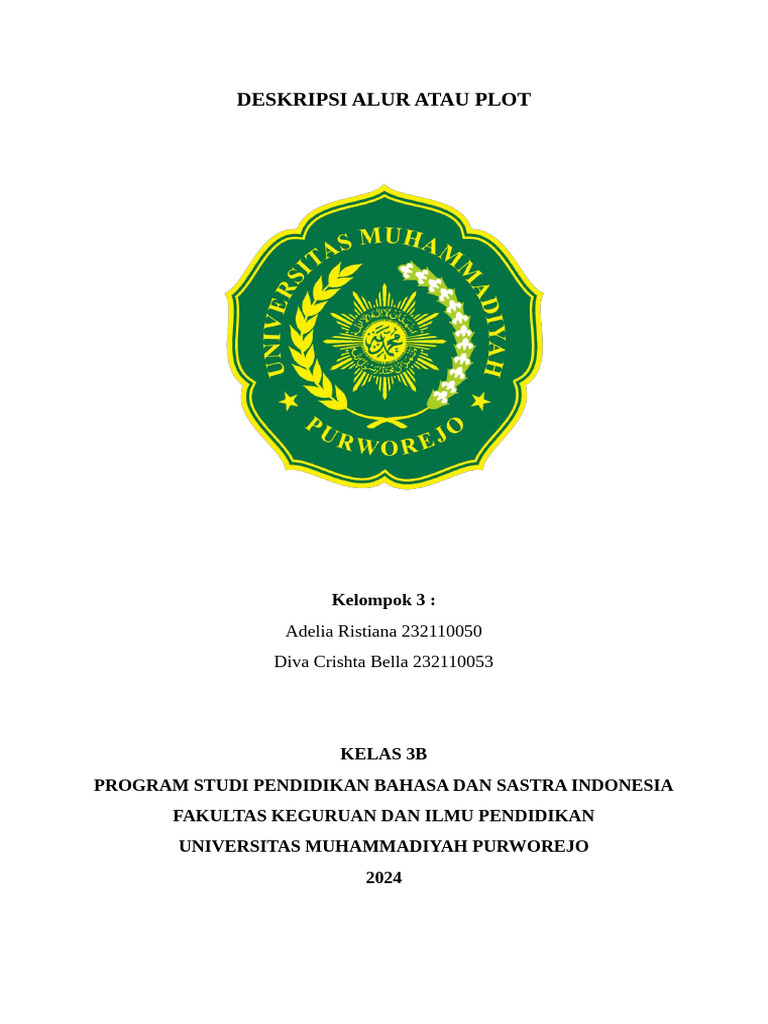 Deskripsi Alur dan Jenisnya dalam Cerita | PDF