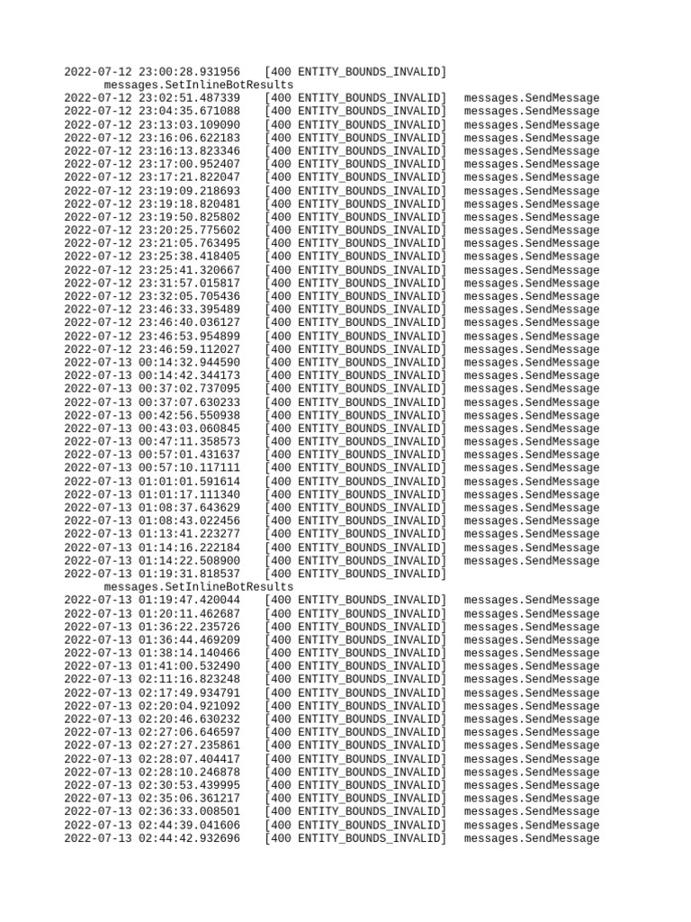 Unknown Errors | PDF