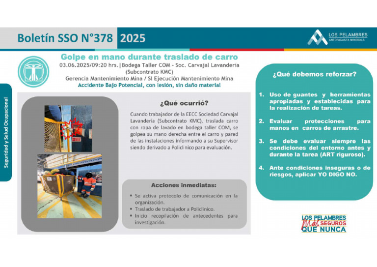 Boletin SSO N°378 | PDF