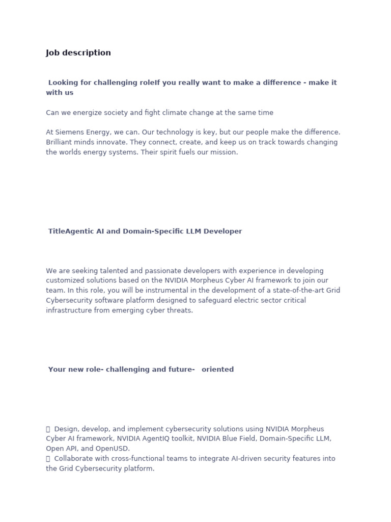 Agentic AI and Domain-Specific LLM Developer | PDF | Computer Security ...