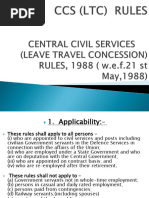 Ccs LTC Rules 1988 | PDF | Employment | Marriage