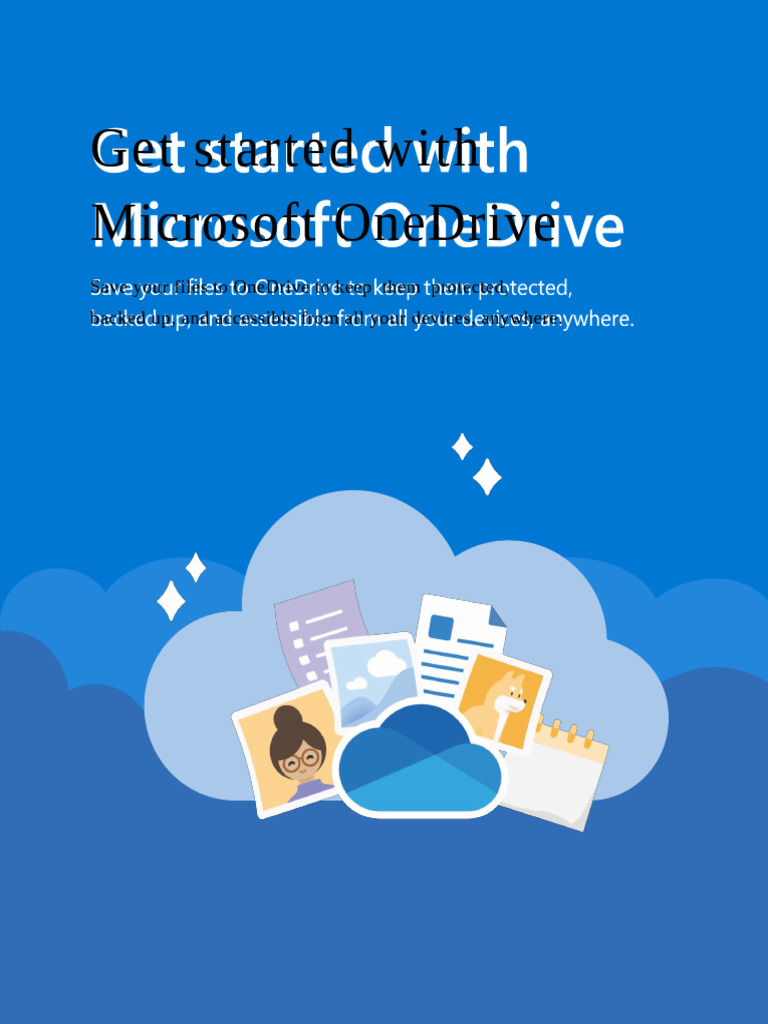 Getting Started With OneDrive | PDF | Smartphone | Software
