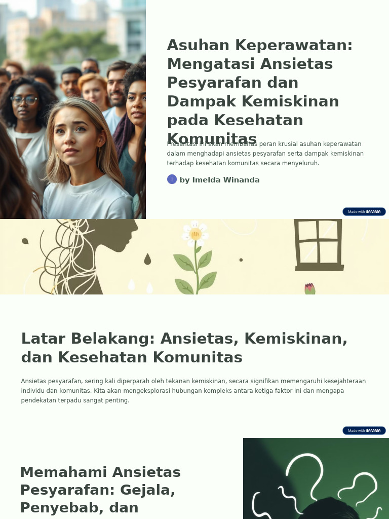 Asuhan Keperawatan Mengatasi Ansietas Pesyarafan Dan Dampak Kemiskinan ...