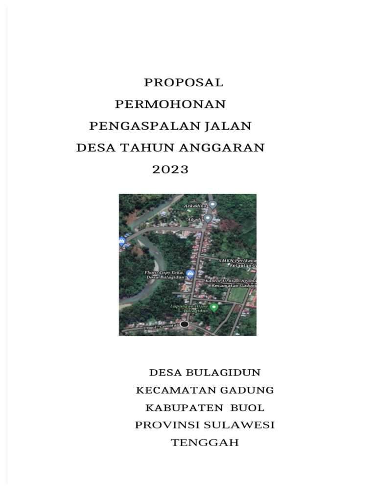 Proposal Normalisasi Sungai Bulagidun | PDF