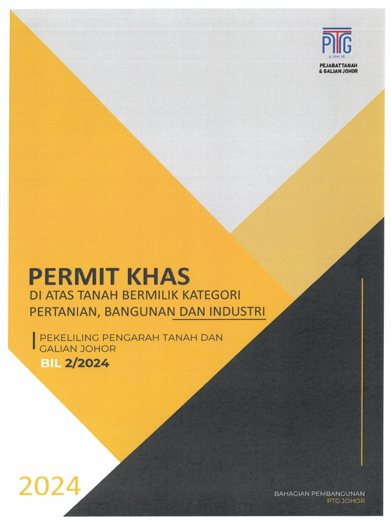 Pekeliling Permit Khas Bil.2 2024 | PDF