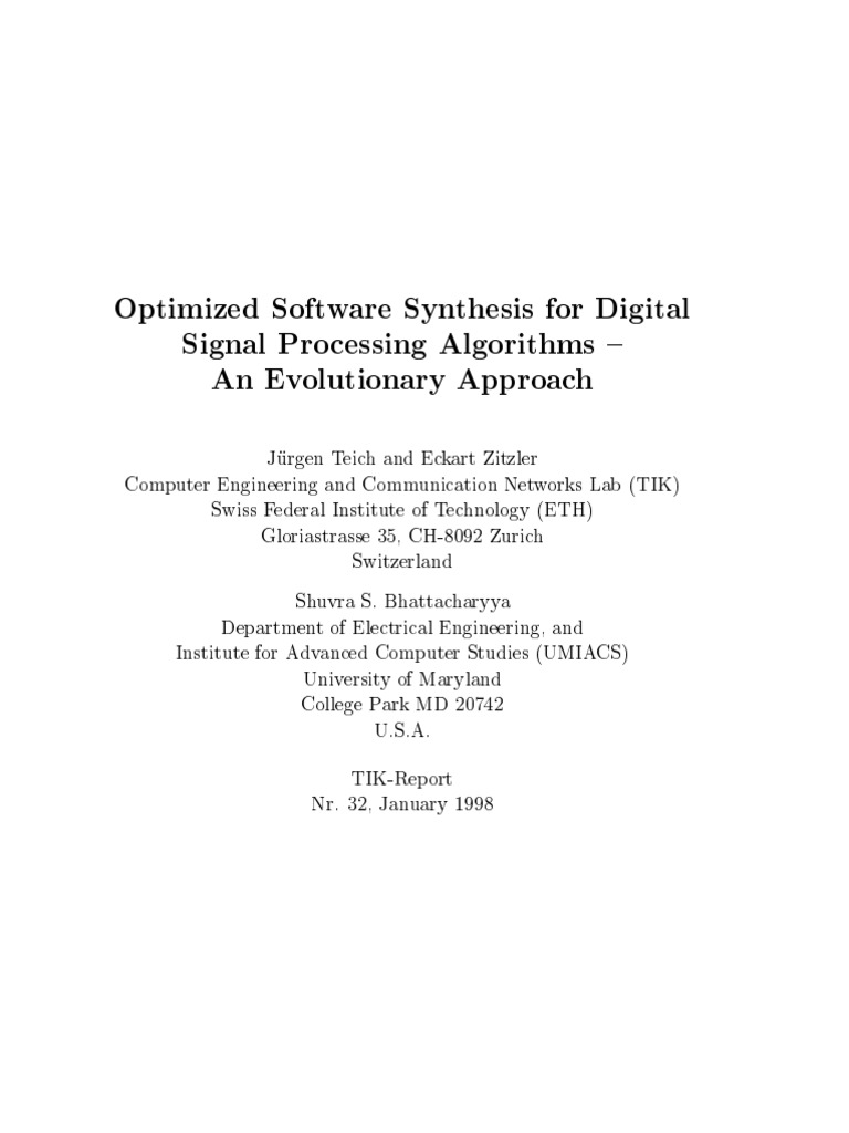 Optimizing DSP Algorithms | PDF | Monte Carlo Method | Time Complexity
