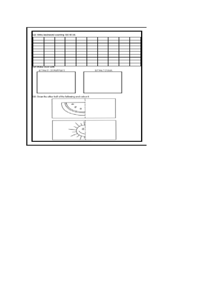 Math Worksheet 1 | PDF