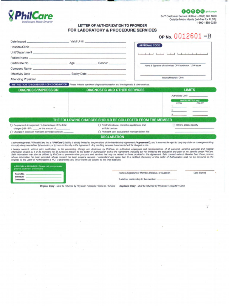 Philcare Loa Laboratory | PDF | Medical Diagnosis | Social Programs