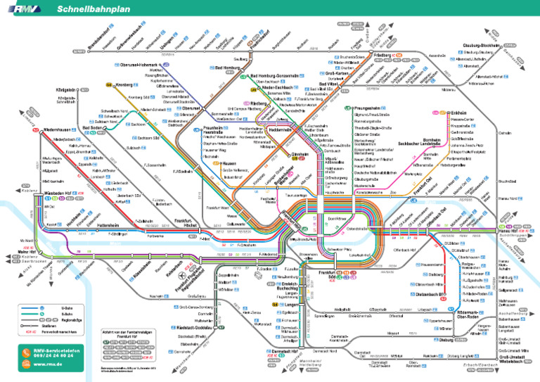 Rmv Schnellbahnplan | PDF
