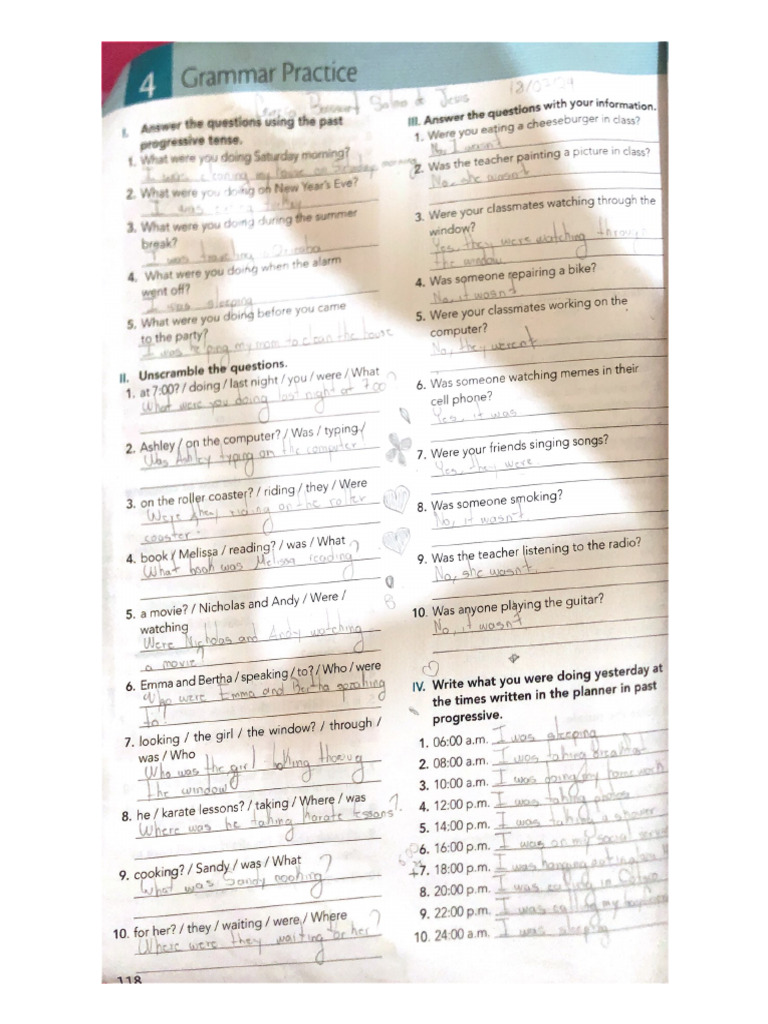 Grammar Practice | PDF