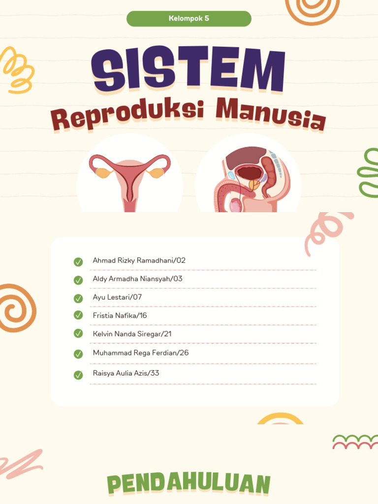 Poster Sistem Reproduksi Manusia | PDF