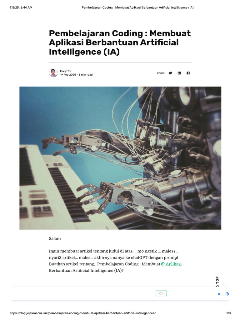 Koding Deep Learning 4 | PDF