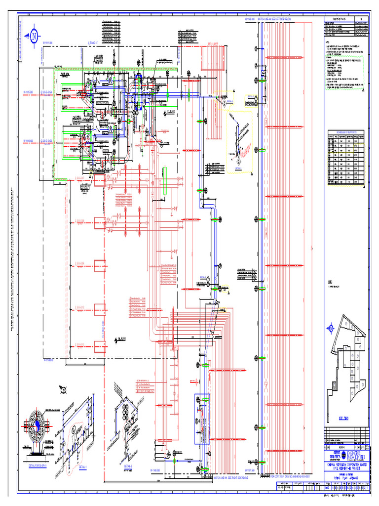1) 9005021g - Piping Plan Area 50-320g-315a-B LPG Pump To Iotl-Model | PDF