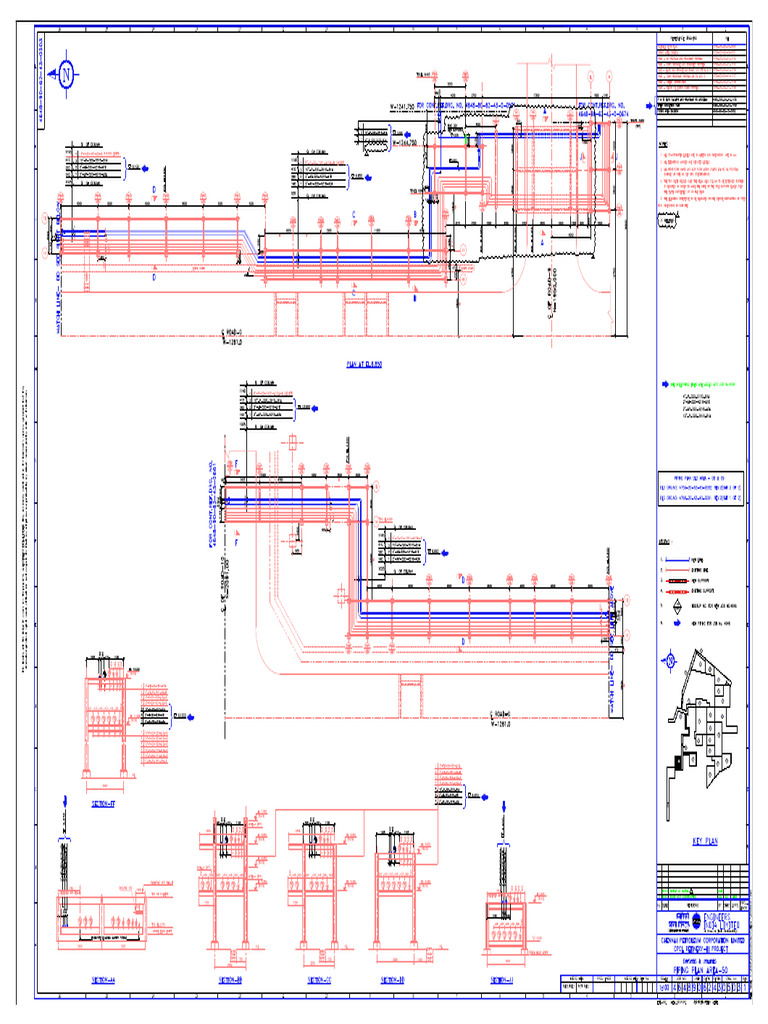 3) 9005031g - Piping Plan Area 50 LPG Pump To Iotl-Model | PDF