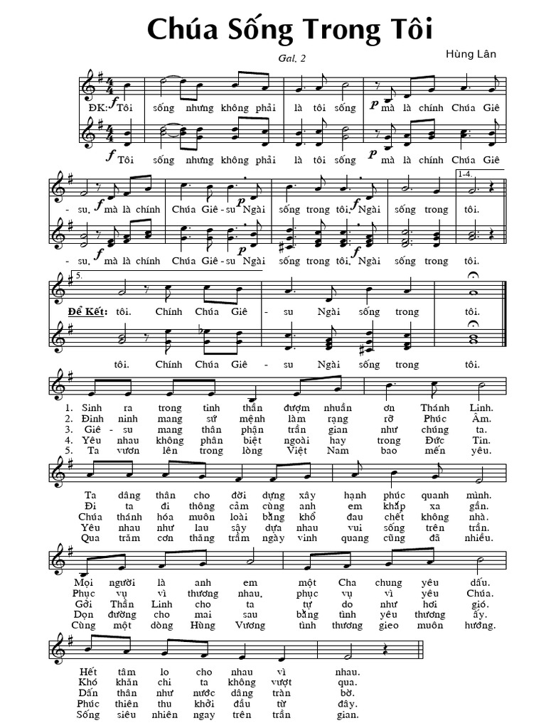 Chua Song Trong Toi 2 Be | PDF