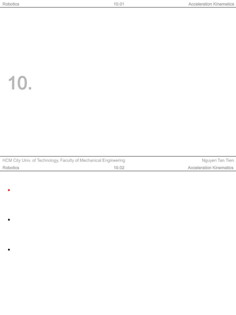 Ch.10 Acceleration Kinematics | PDF | Kinematics | Acceleration