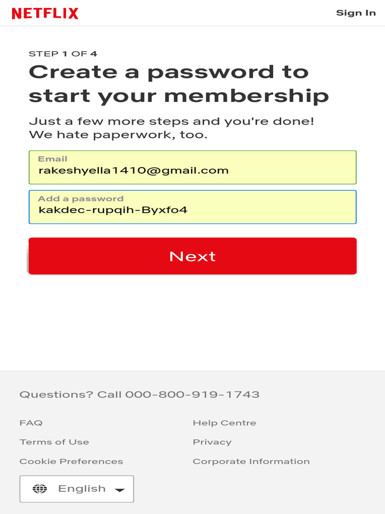 Netflix Membership Setup Guide | PDF
