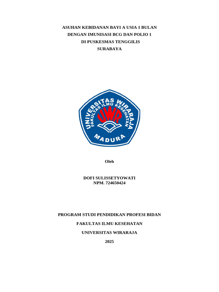 Askeb Imunisasi BCG Dan Polio 1 Pada by Ny.f | PDF