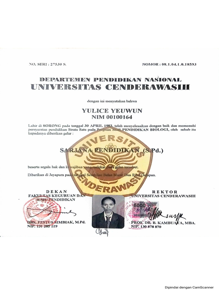 Ijazah Yulice Yeuwun | PDF