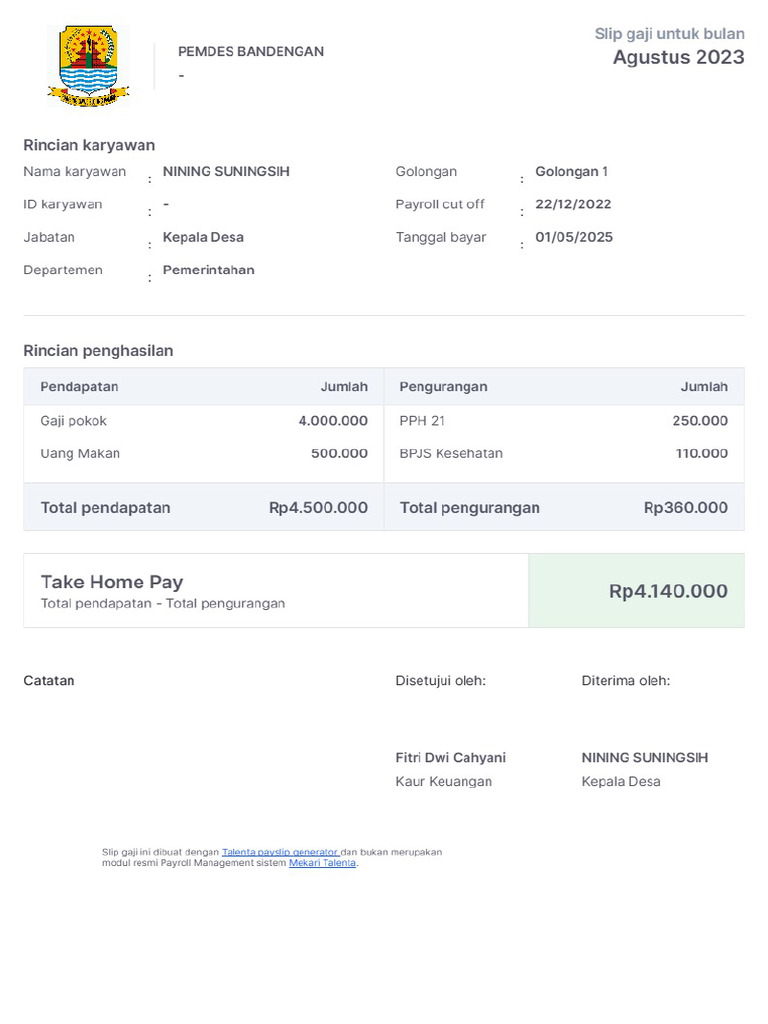 Payslip | PDF