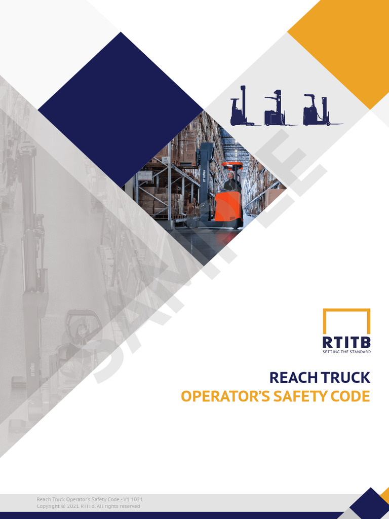 Reach Truck Operator Safety Guidelines | PDF | Safety | Truck