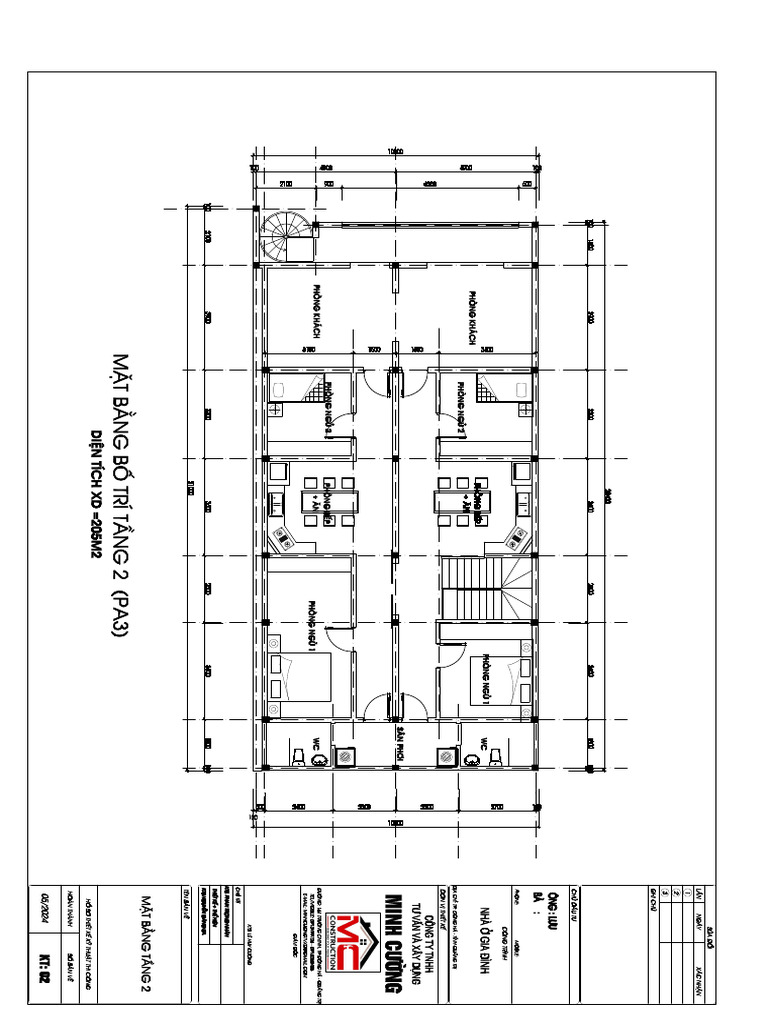 Nha Luu Nhom Kinh 10x20x2tang02pa3 | PDF