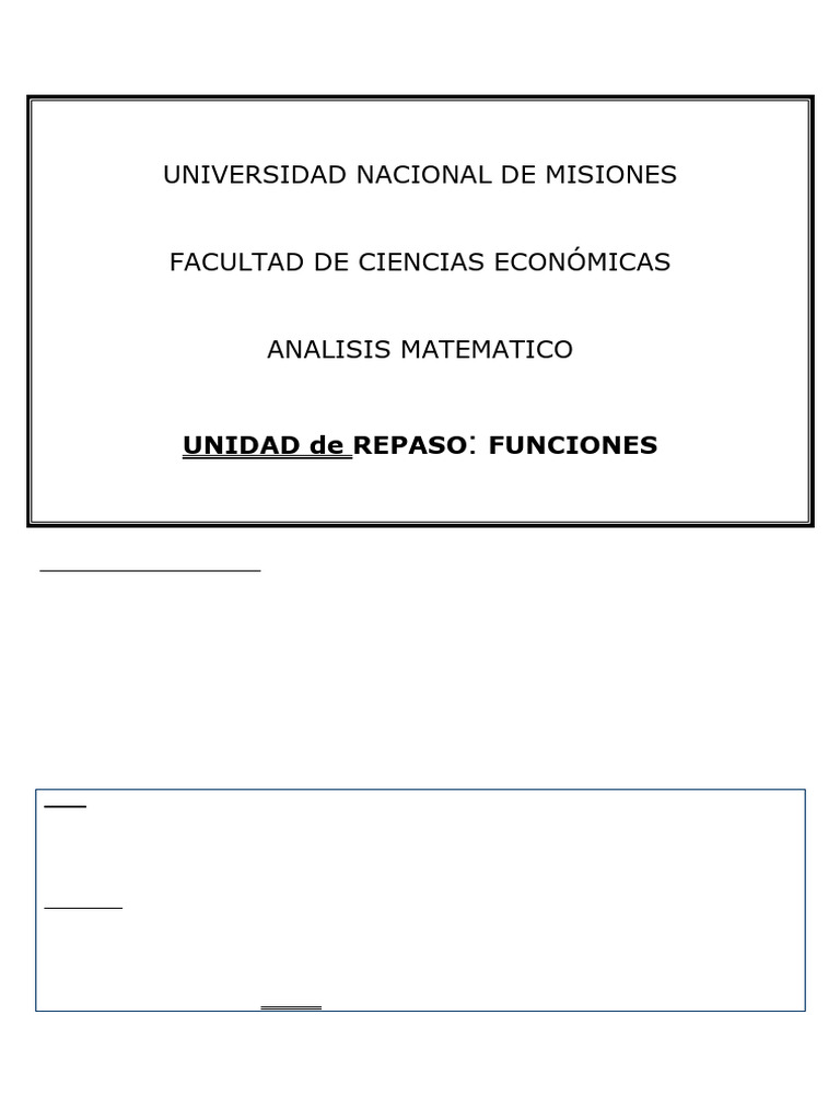 TP0 - Repaso Funciones | PDF | Función (Matemáticas) | Logaritmo