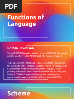 Roman Jakobsons Functions of Language | PDF