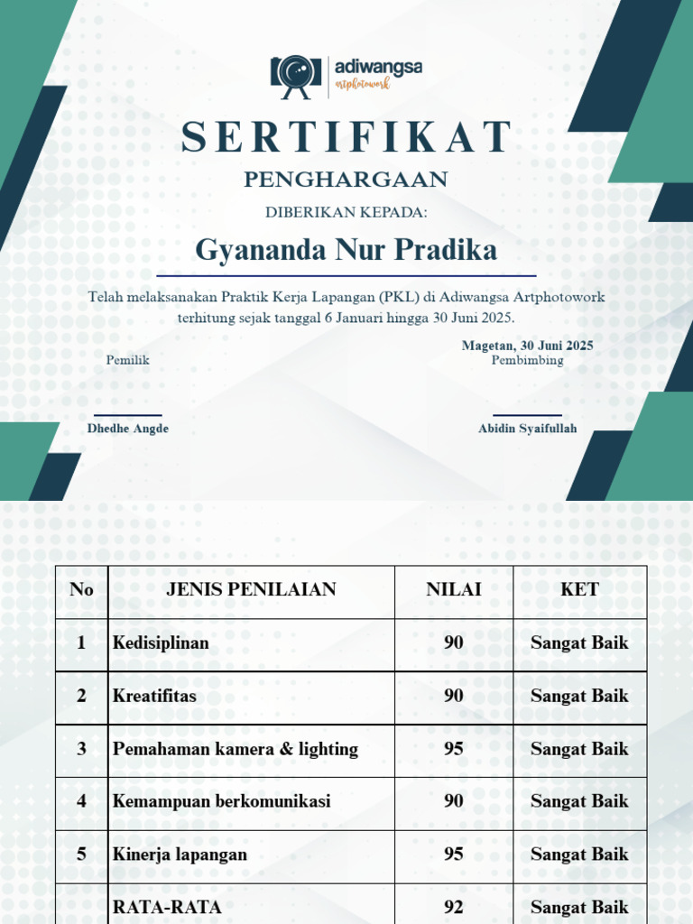 Sertifikat Gyananda | PDF