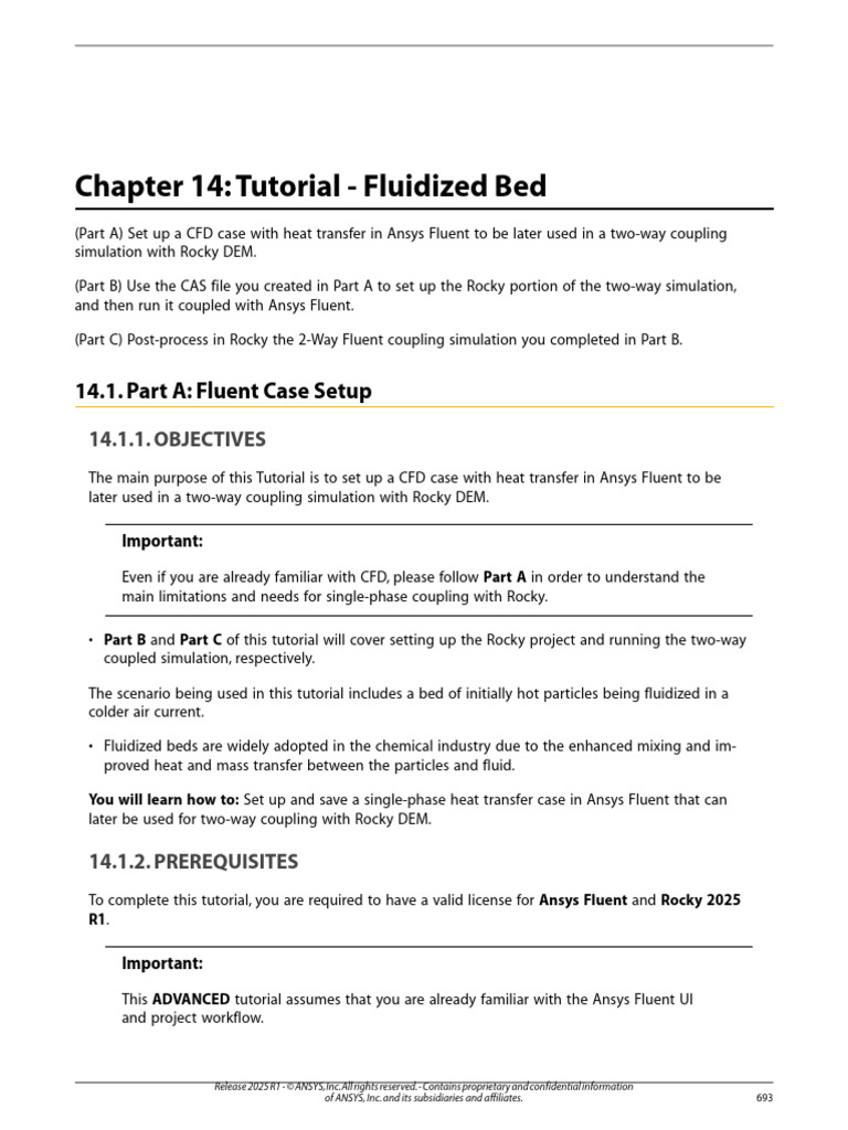 Ansys Rocky DEM Fluidized Bed Tutorial | PDF | Viscosity | Turbulence